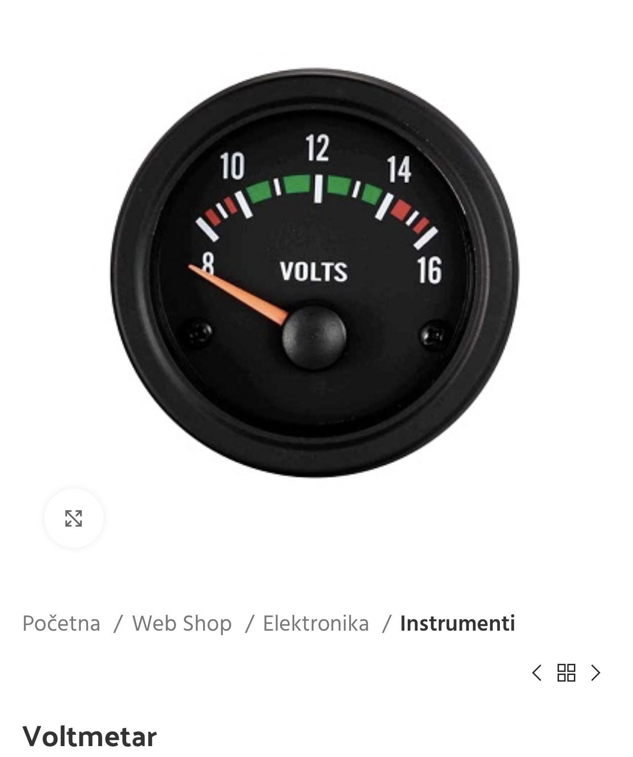 Mercruiser instrumenti satovi Brzinomjer obrtomjer pokazivac ulja trim