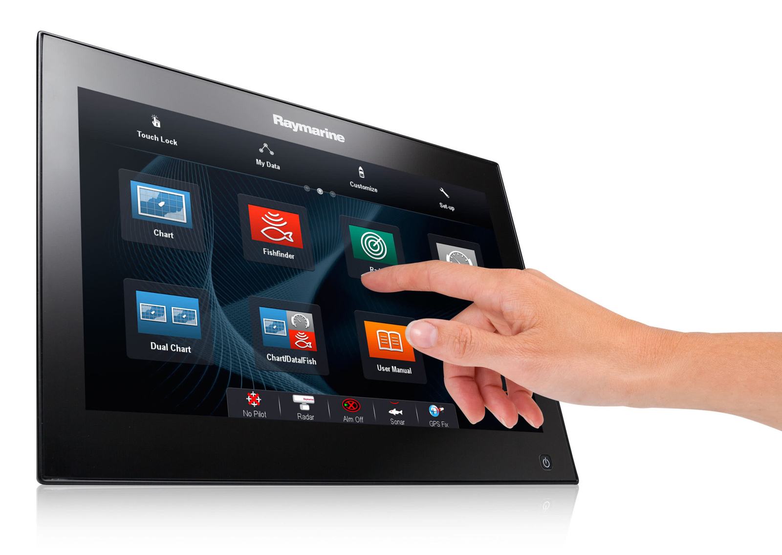 RAYMARINE gS125 Premium Chart Plotter Multifunction Display komplet