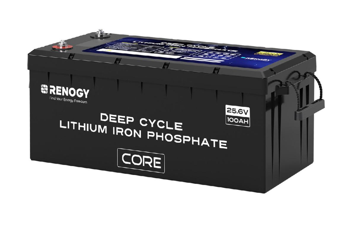 Renogy Core Deep Cycle Lithium Iron Phosphate Battery - 24V 100 Ah