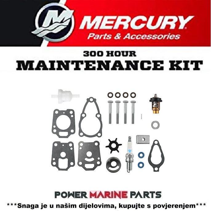 300 HOURS SERVICE KIT FOR MERCURY 4/5/6 HP EFI ENGINES - 8M0120836