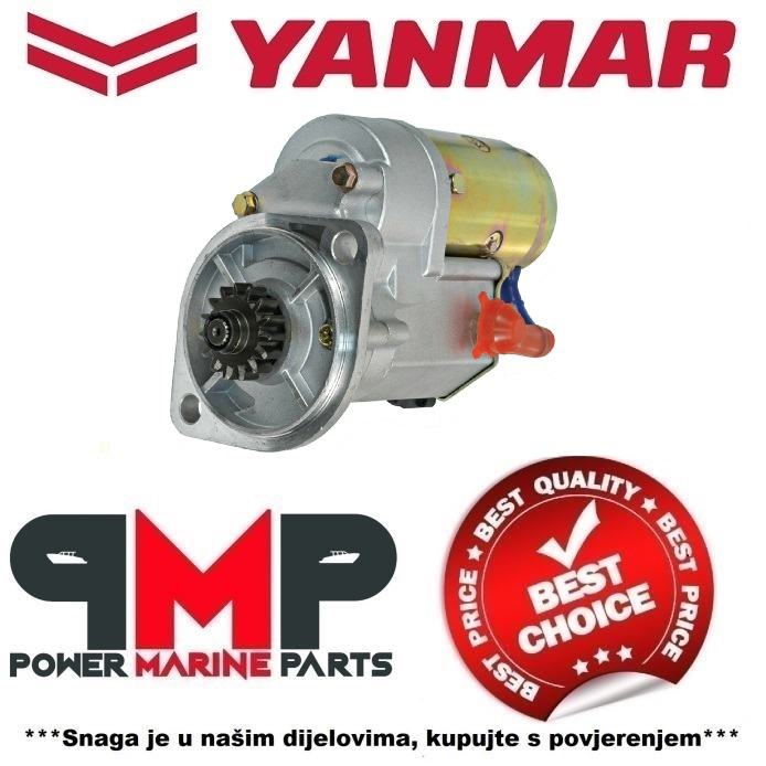 ENGINE STARTER FOR YANMAR 4LH AND 4LHA ENGINES - 121254-77019