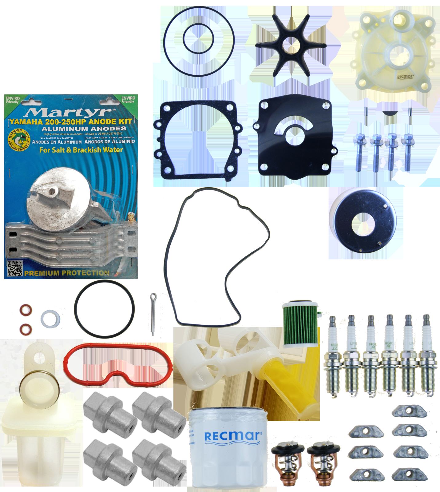KIT ZA SERVIS YAMAHA F225B (2012+) MOTORA - KITF225B