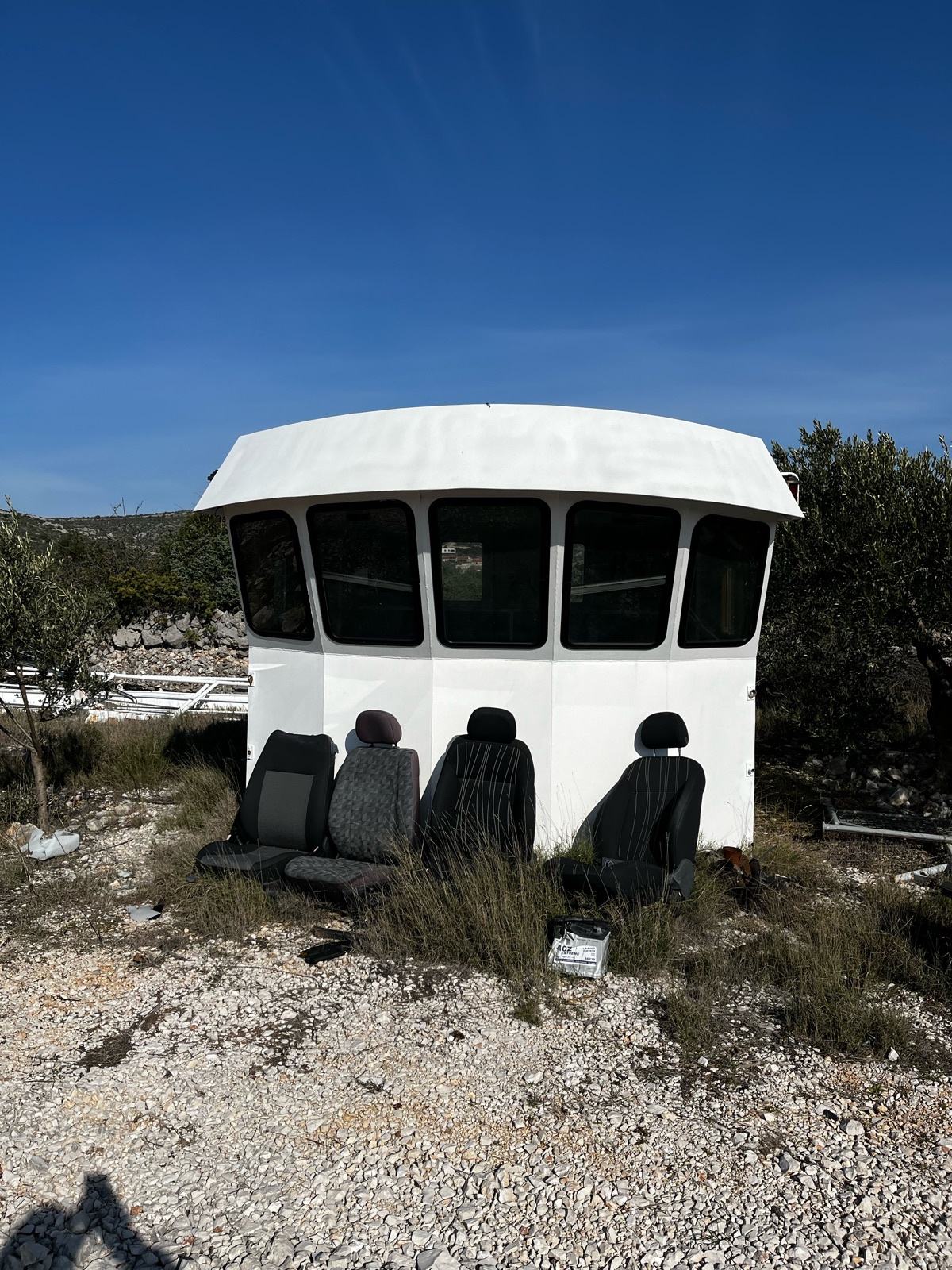 Komandni most aluminijski jarbol kormilarnica