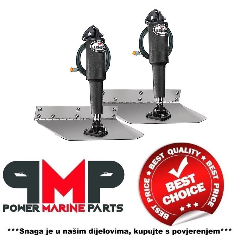 LENCO ELECTRIC TRIM TAB KIT 30 x 76 cm - LENCO 15010