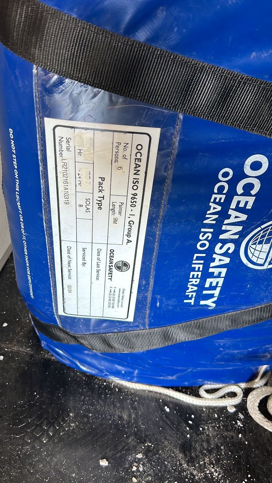 Life raft Ocean safety iso x6