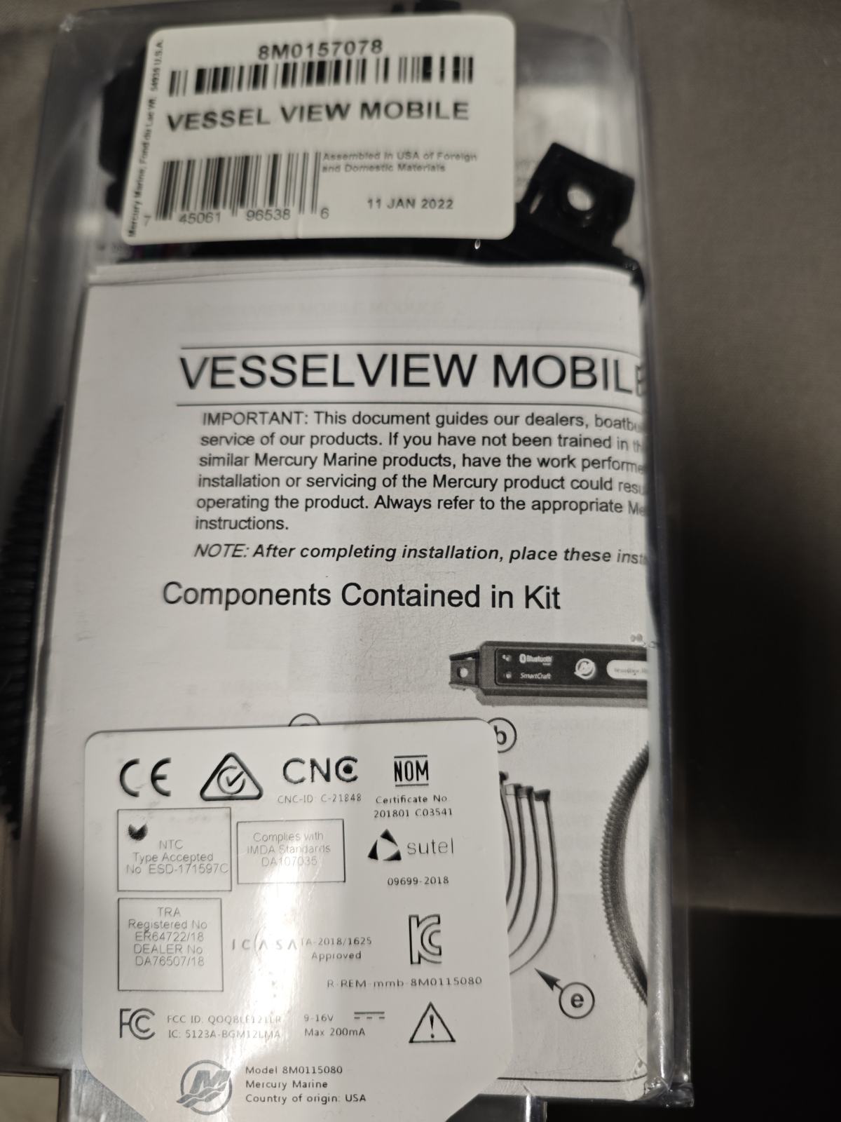 Mercury Smartcraft VesselView Mobile