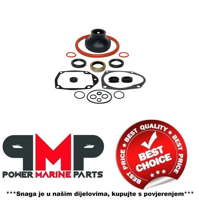 SET GUMICA I SEMERINGA ZA DONJI DIO ZA MERCRUISER - 26-816575A3