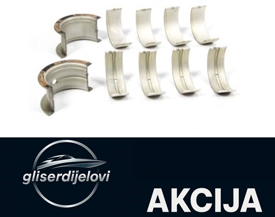 Set temeljnih ležajeva za motore Mercruiser VOLVO 3.0 4.3 5.0 5.7