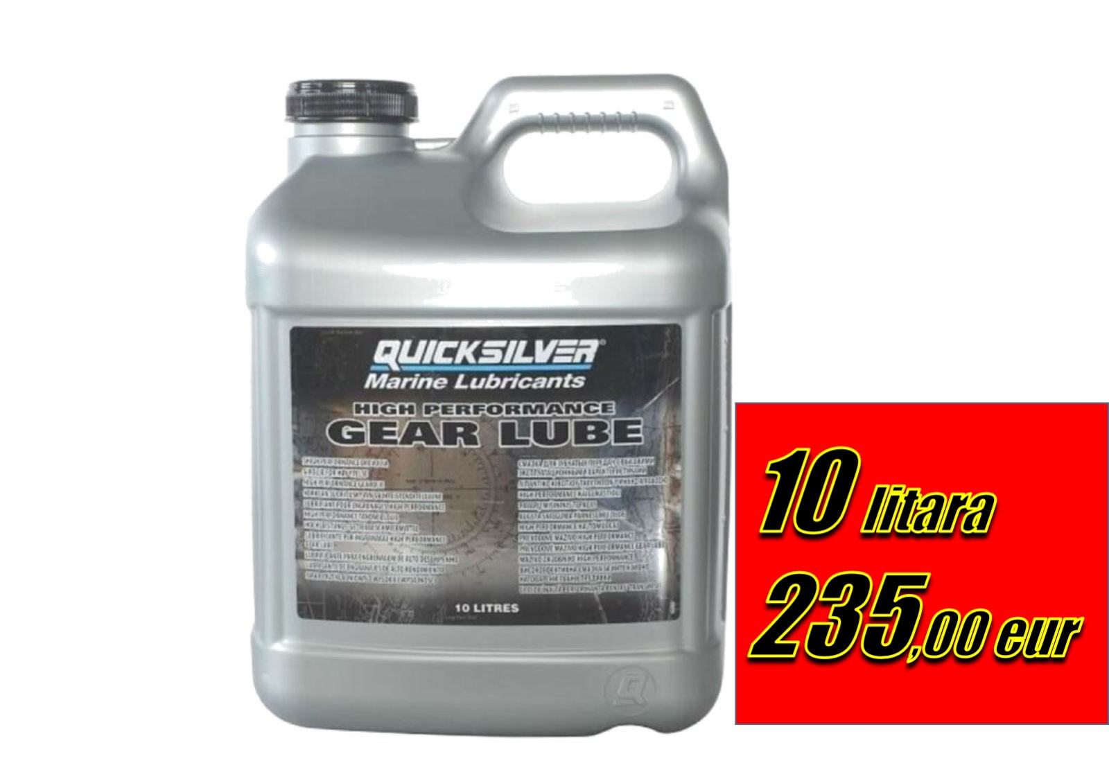 Ulje Quicksilver High performance gear lube 10 litara