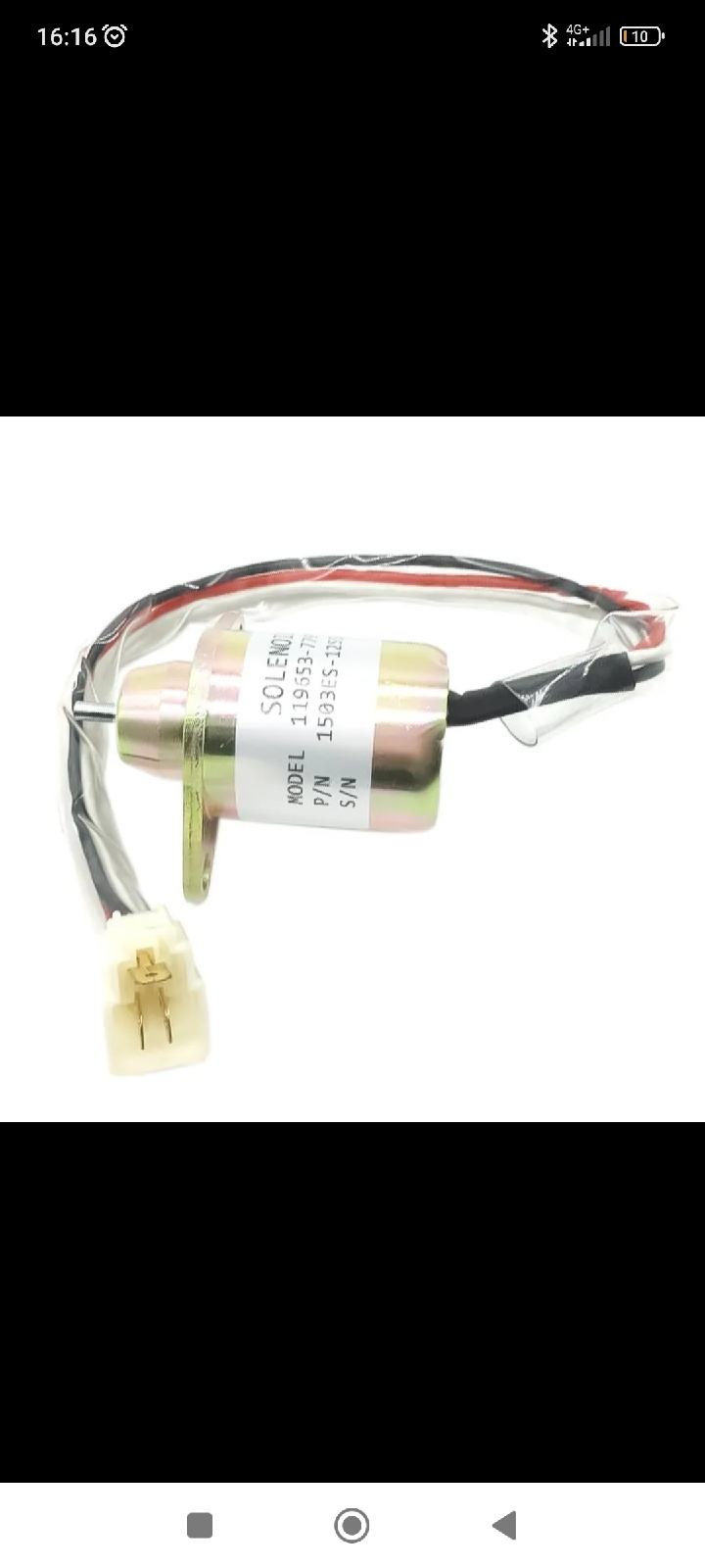 ventil za gašenje bosch pumpe yanmar motor 1503ES za mini