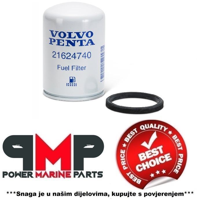 VOLVO PENTA DIESEL FUEL FILTER - 21624740