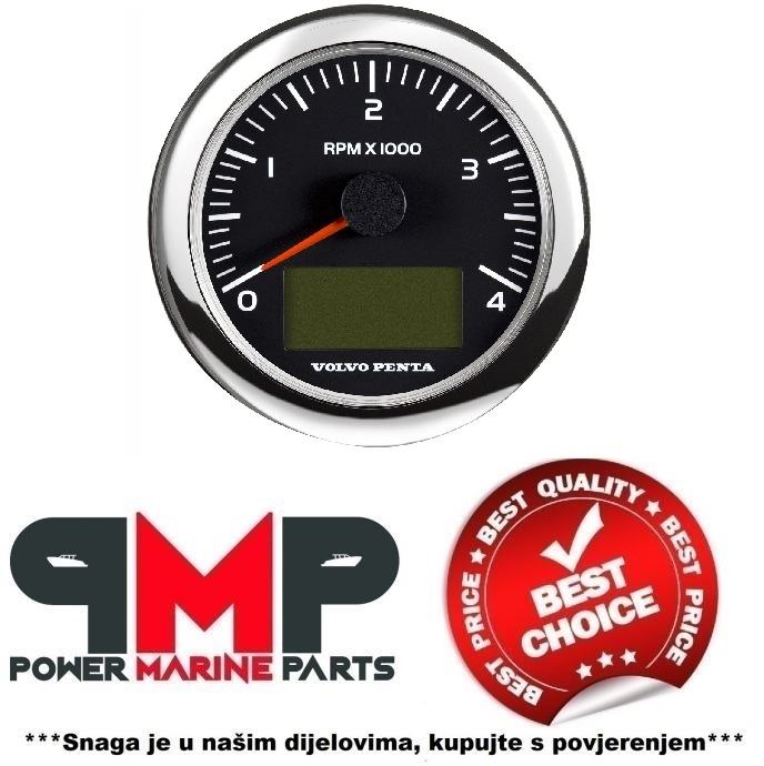 VOLVO PENTA TACHOMETER - 21511178