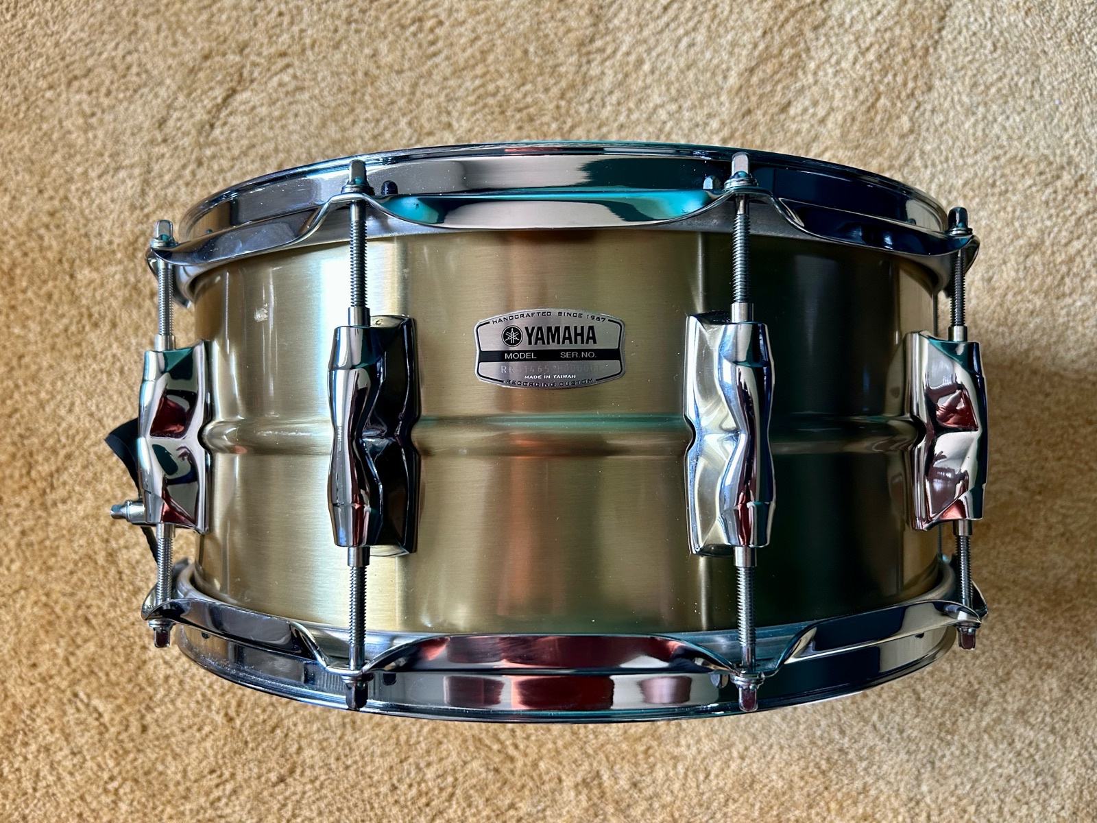 Yamaha Recording Custom Brass snare 14x6.5