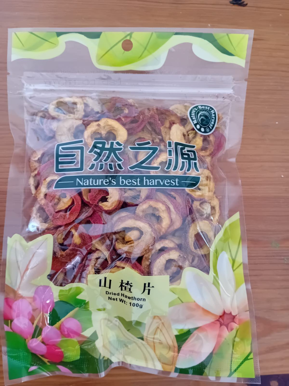 Kineski Glog, plod (lat. Crataegus pinnatifida), 100g