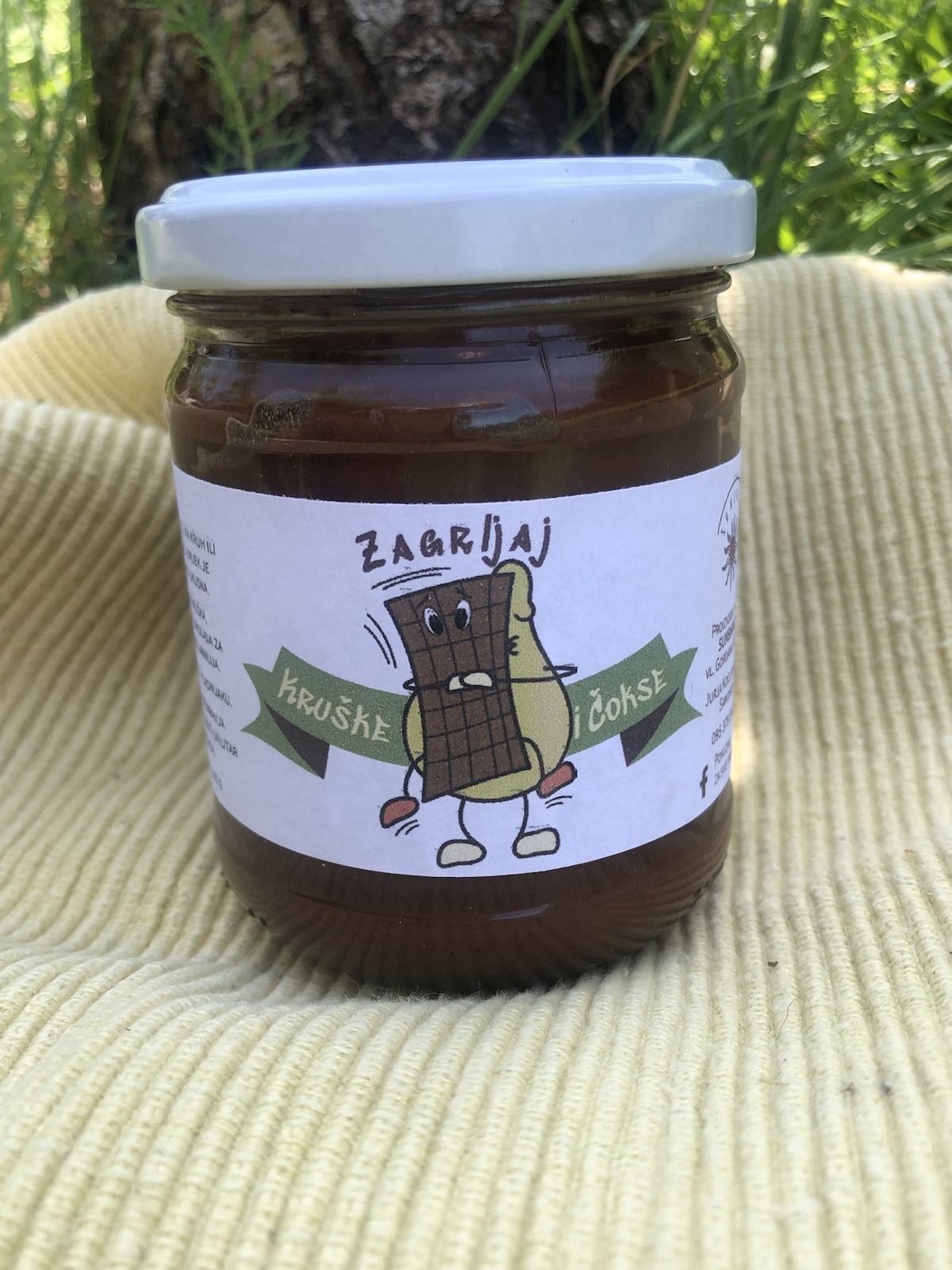 Domaći namaz od kruške i čokolade, 200ml