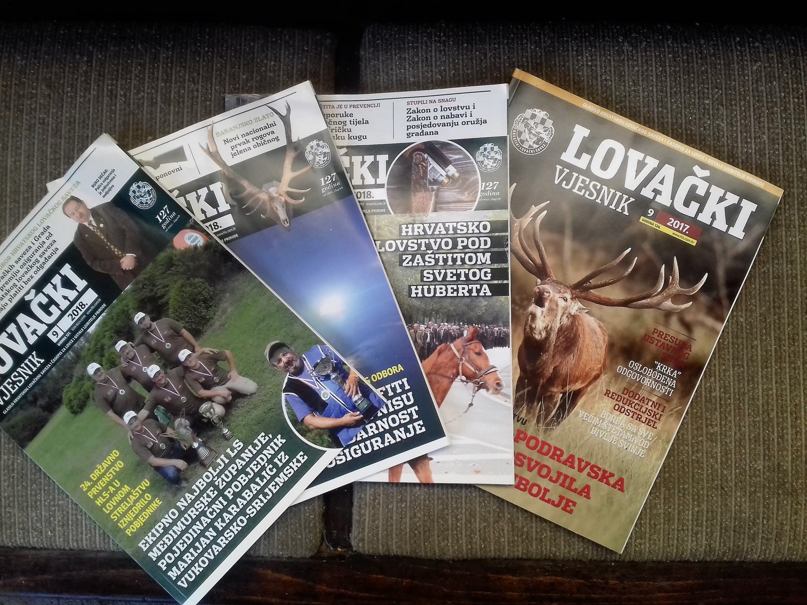 LOVAČKI VJESNIK, ČASOPIS ZA LOVCE, 8 KOM - 30 KN
