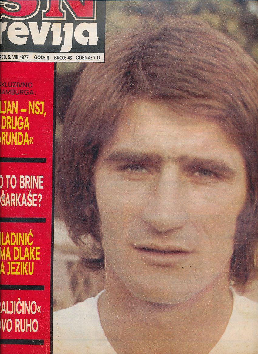 SN revija br. 43 Buljan ( Hajduk ) Niki Lauda Minski Fabris