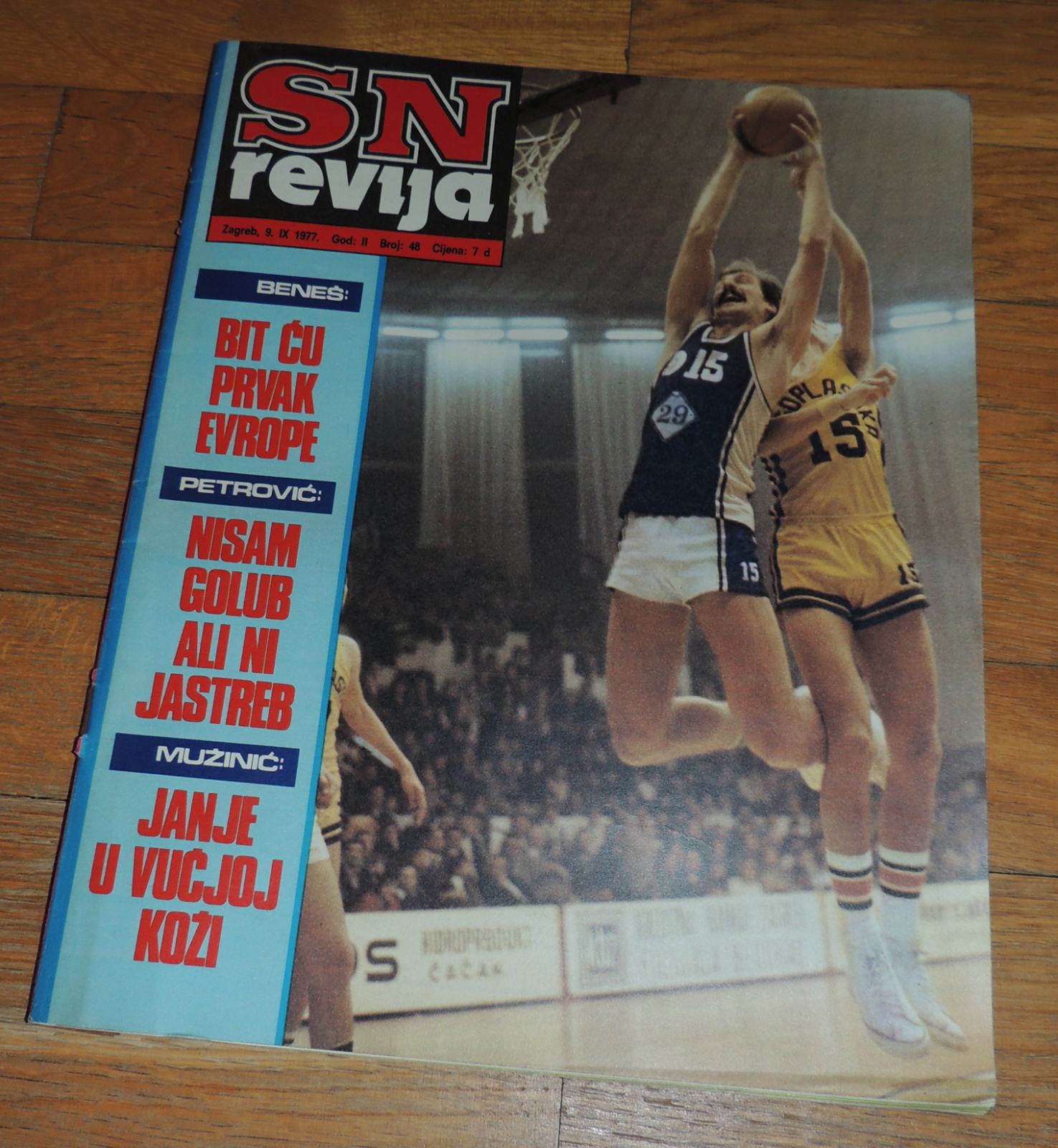 SN revija Dalipagić Beneš Mužinić ( Hajduk ) Senzen ( Dinamo ) Fk Sara