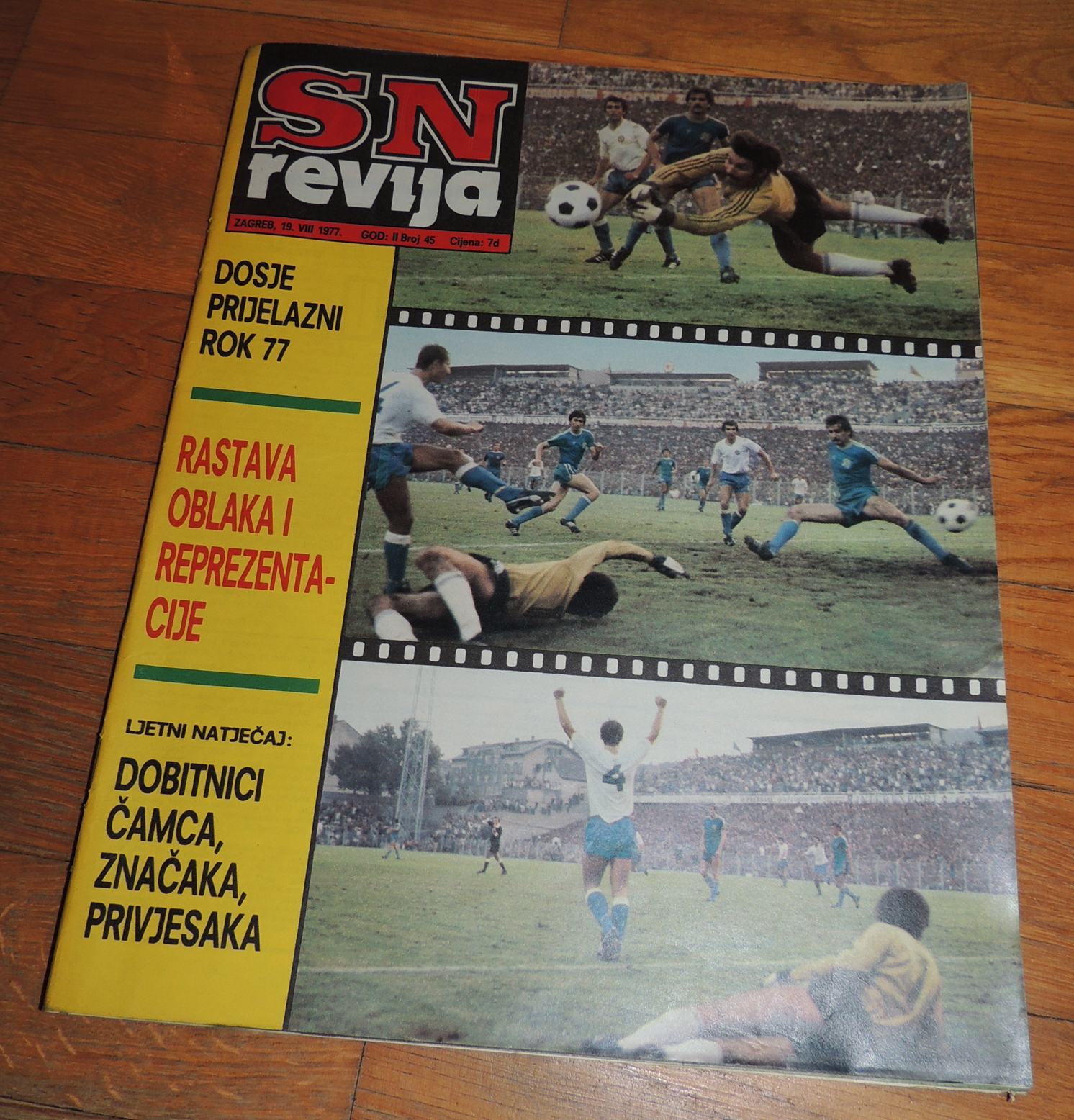 SN revija Dinamo - Hajduk poster FK Partizan vaterpolo reprezentacija