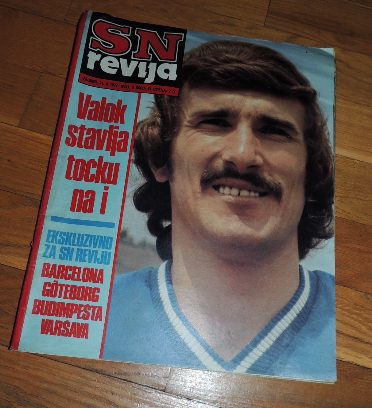 SN revija Mario Bonić poster FK Velež