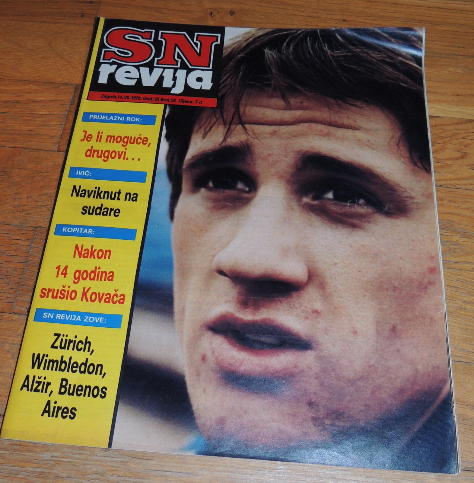 SN revija Rok Kopitar Bistra T. Ivić ( Hajduk ) rukometna reprezentaci