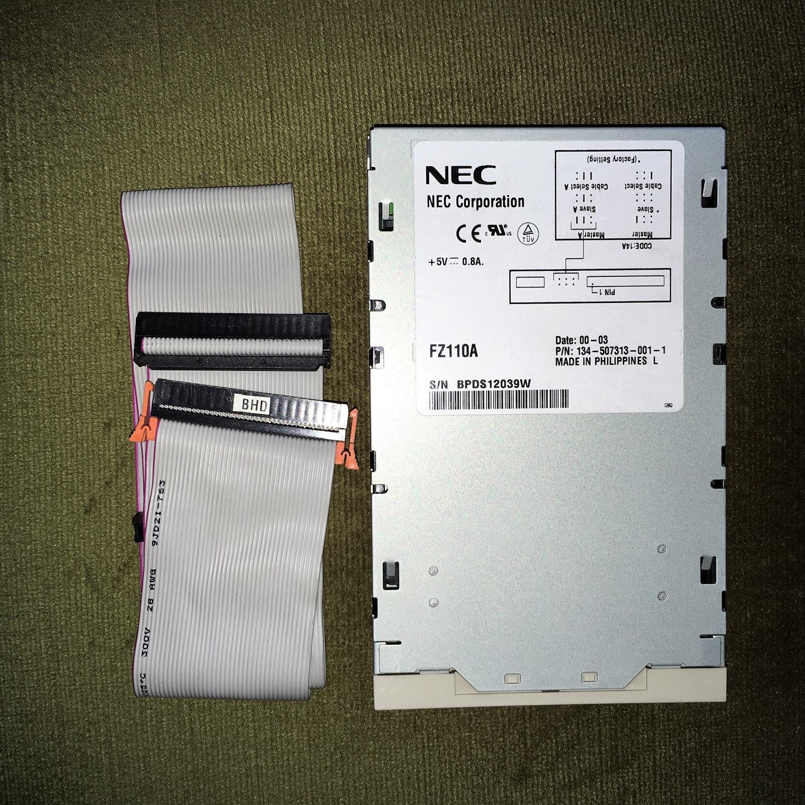 NEC Internal IDE 100mb Zip Drive Fz110a
