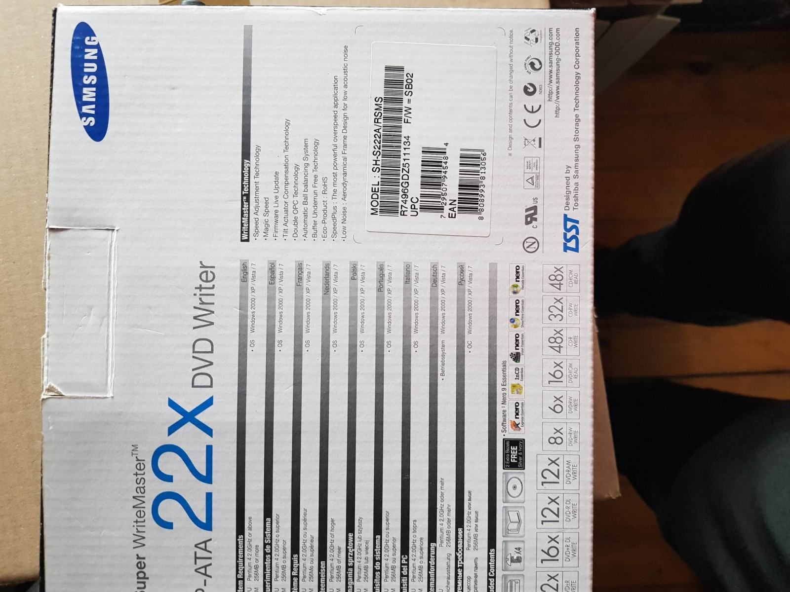 Samsung DVD-CD SH-S222 ČITAČ