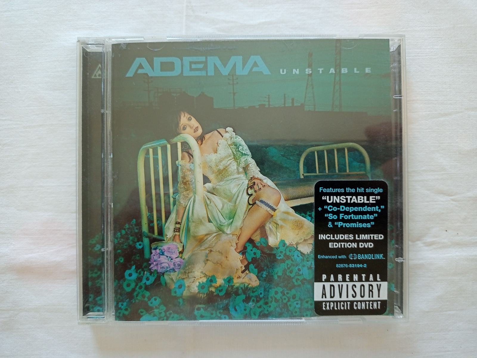 Adema ‎– Unstable, glazbeni CD, Arista 2003., S.A.D.