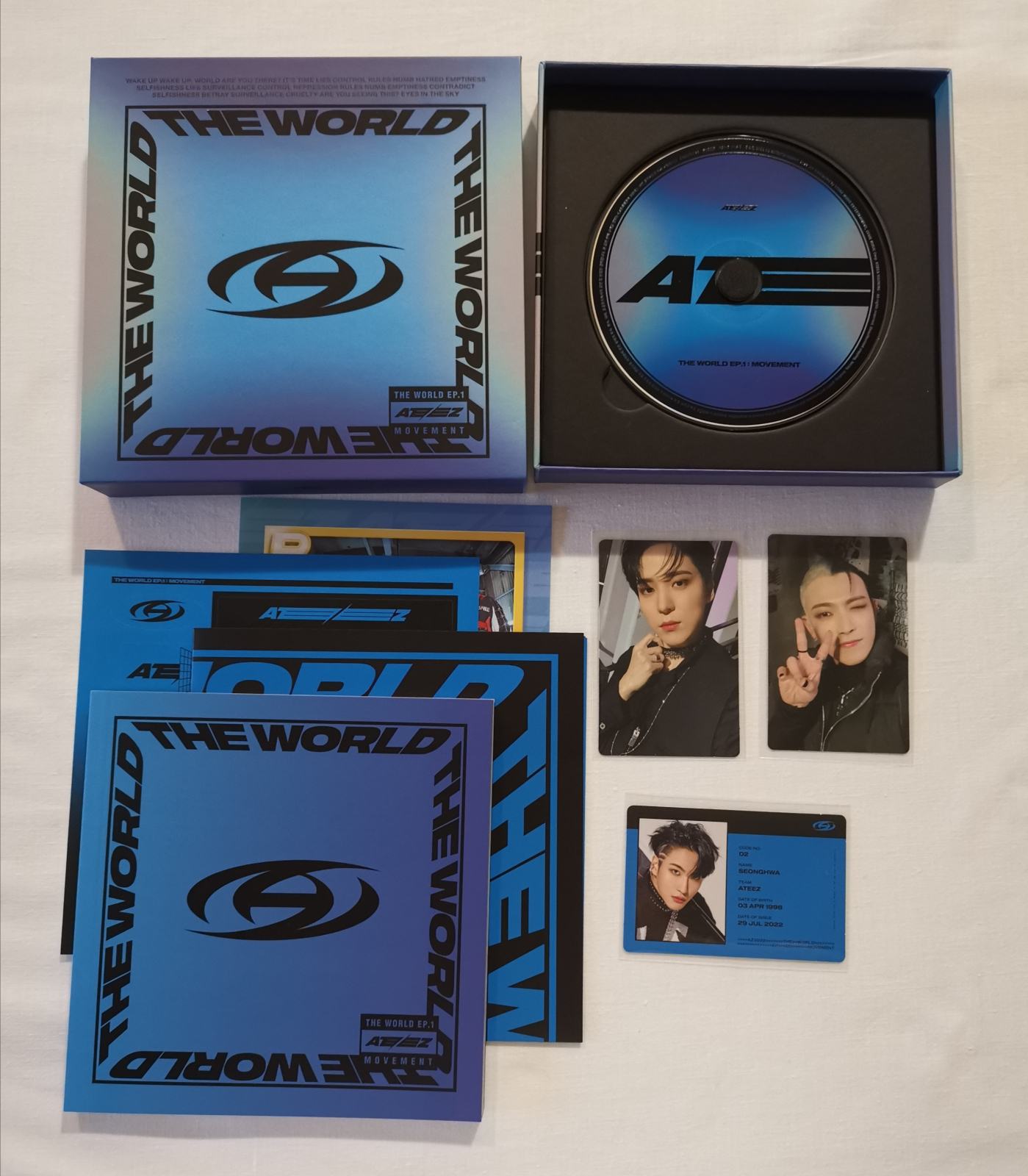 ATEEZ CD Album - The World EP.1: Movement (A Ver.) - NOVO