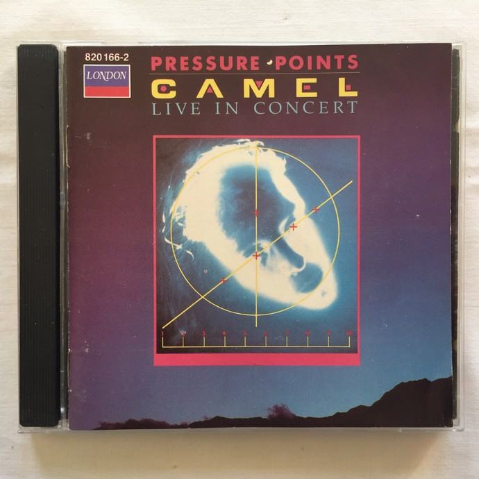 Camel ‎– Pressure Points - Live In Concert, London Records 1987., UK
