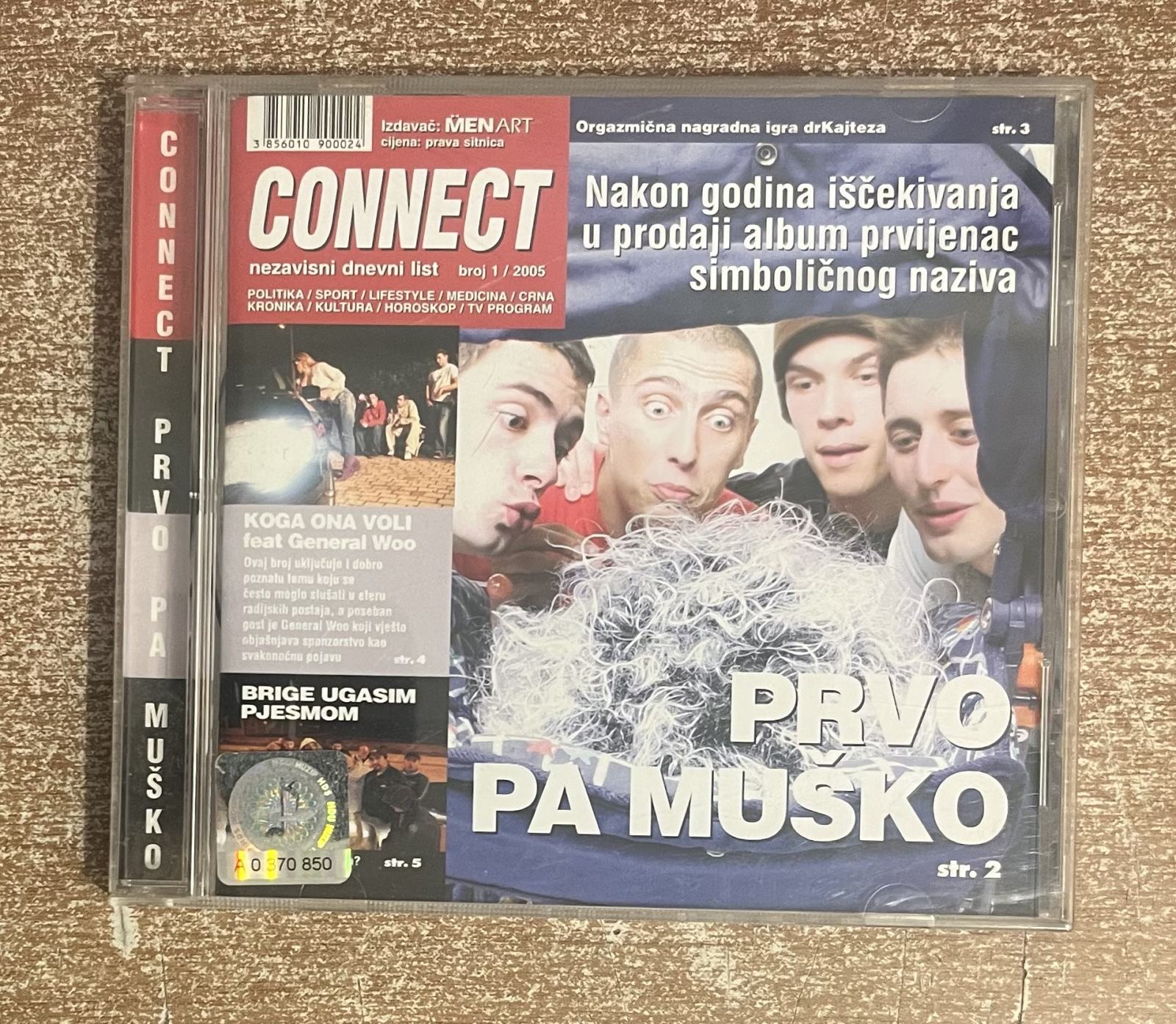CD, CONNECT - PRVO PA MUŠKO