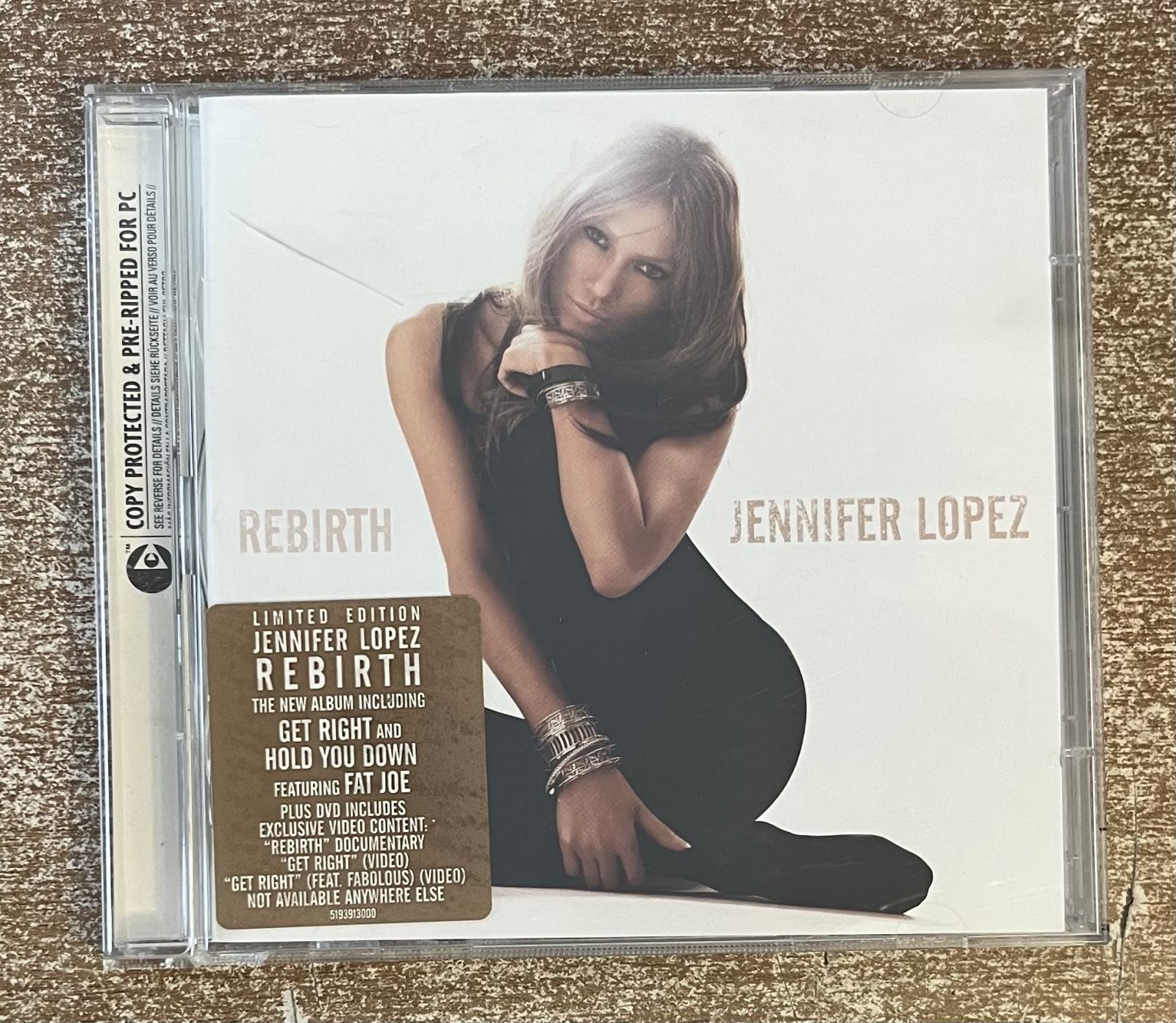 CD, DUPLI CD, JENNIFER LOPEZ - REBIRTH