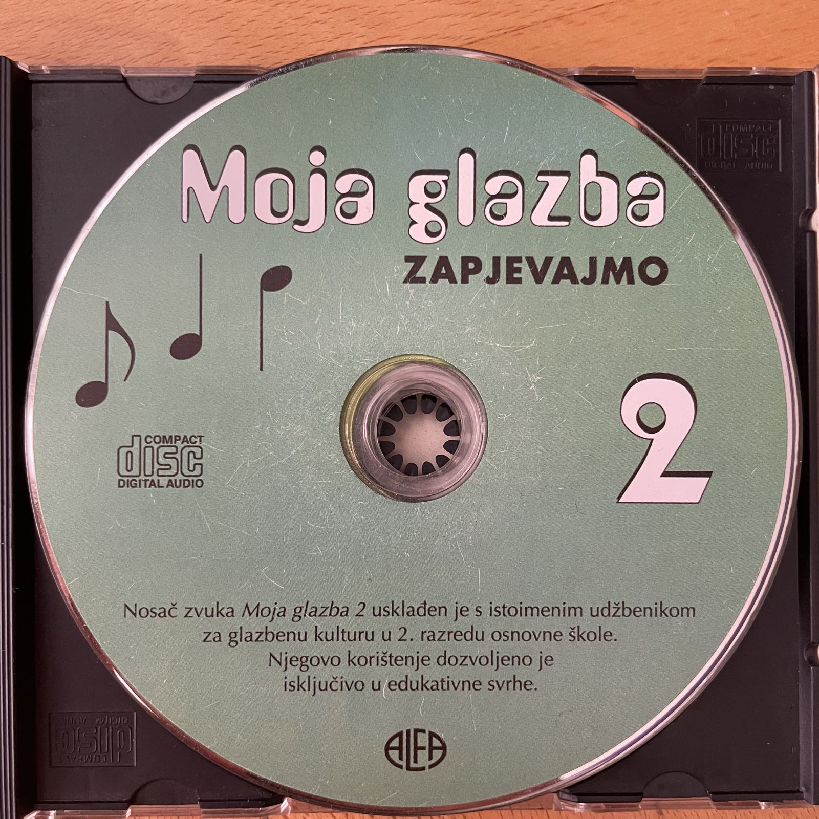 CD Moja glazba 2 - Zapjevajmo