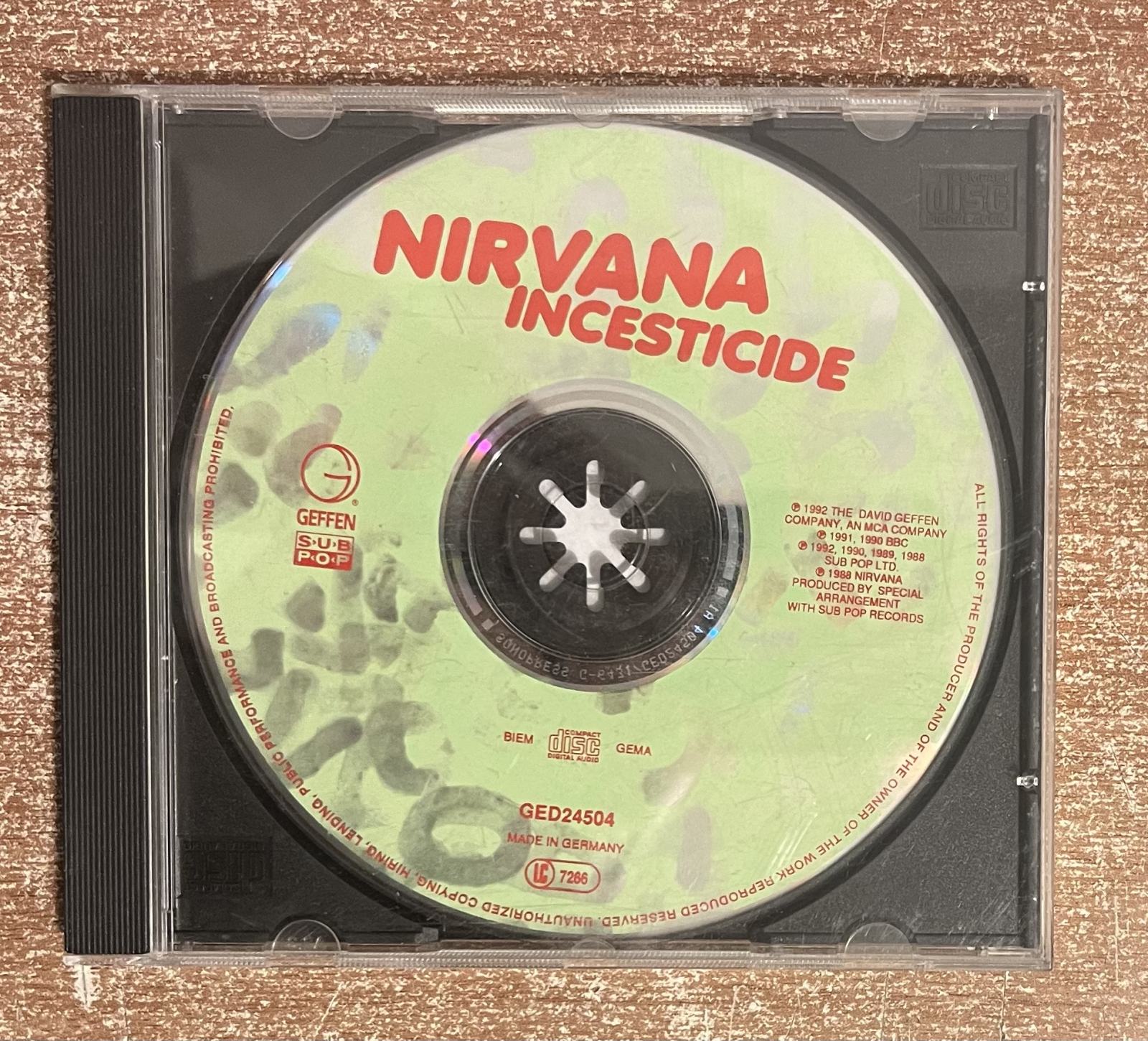 CD, NIRVANA - INCESTICIDE