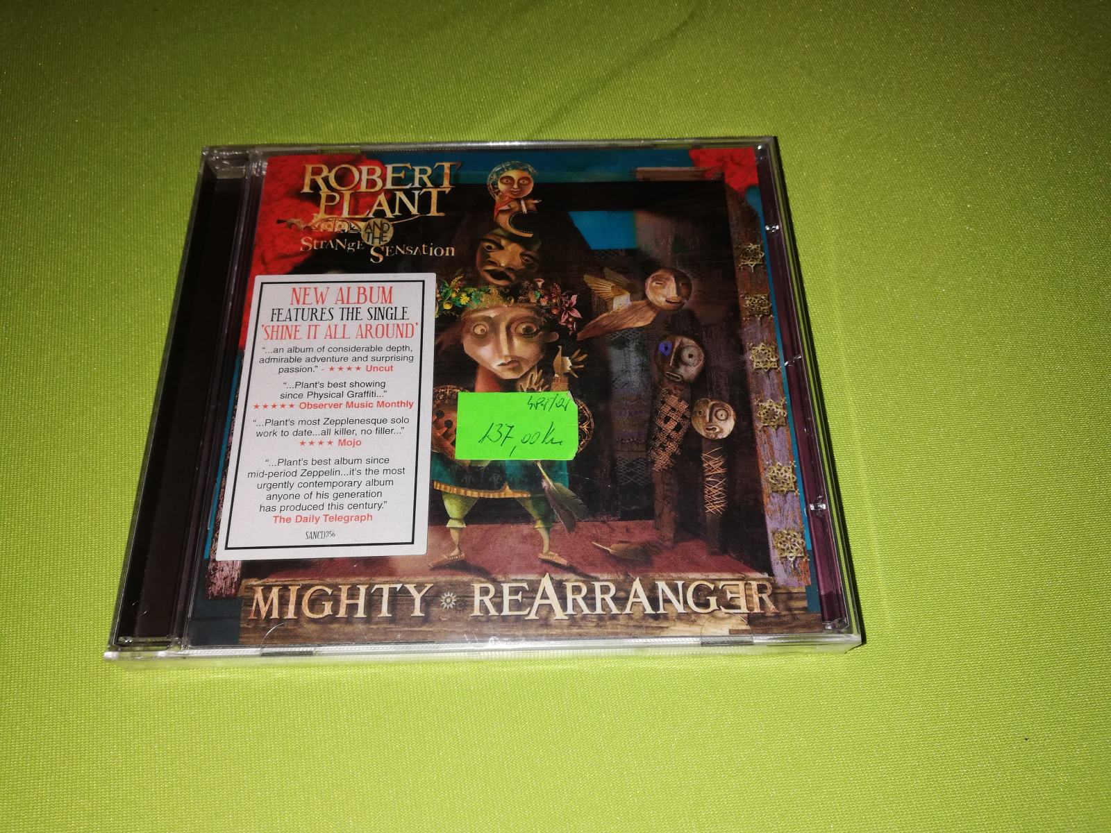 CD-Robert Plant And The Strange Sensation ‎– Mighty Rearranger