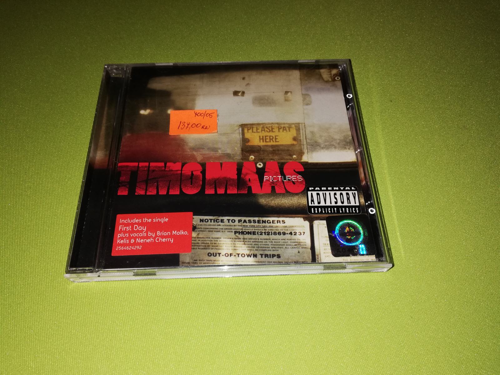 CD-Timo Maas ‎– Pictures