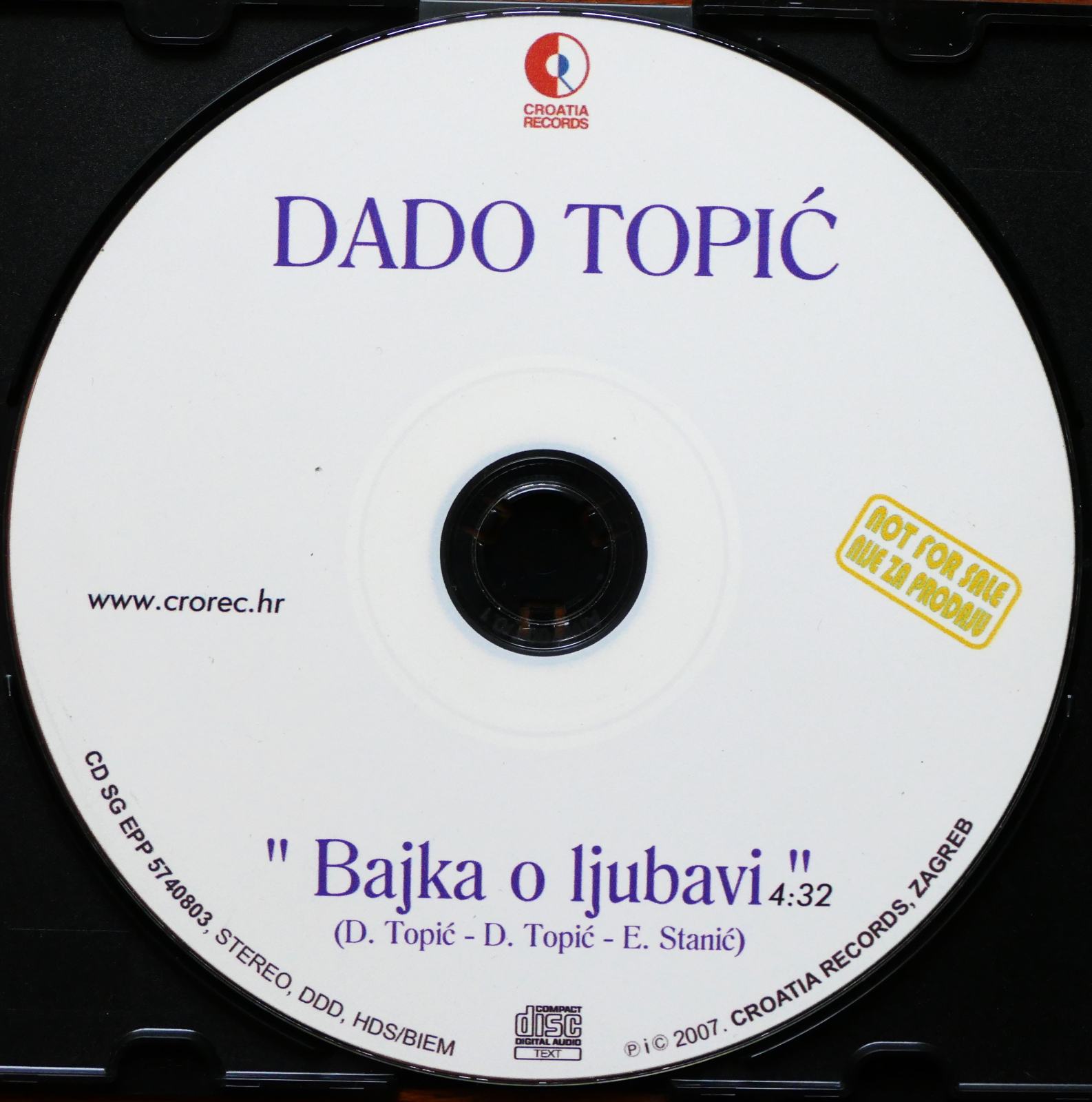 Dado Topić: Bajka o ljubavi
