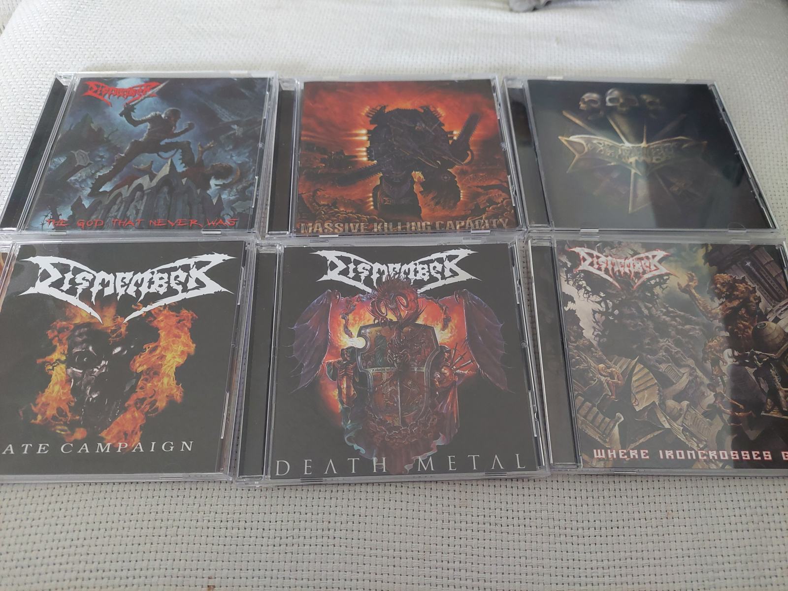 Dismember CD kolekcija (death metal)