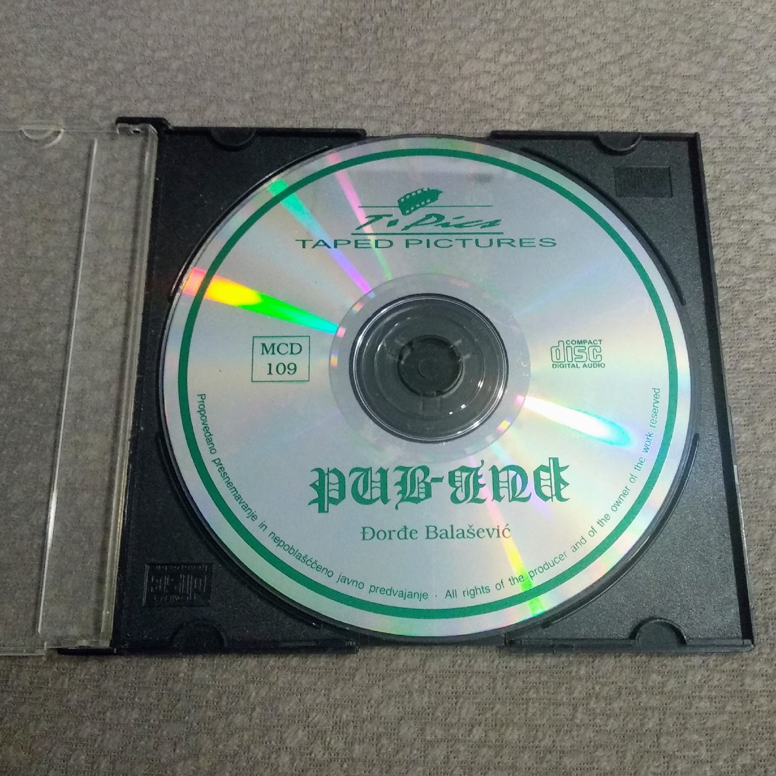 Đorđe Balašević ‎– Najveći Hitovi(Pub)...CD ... bez omota ...