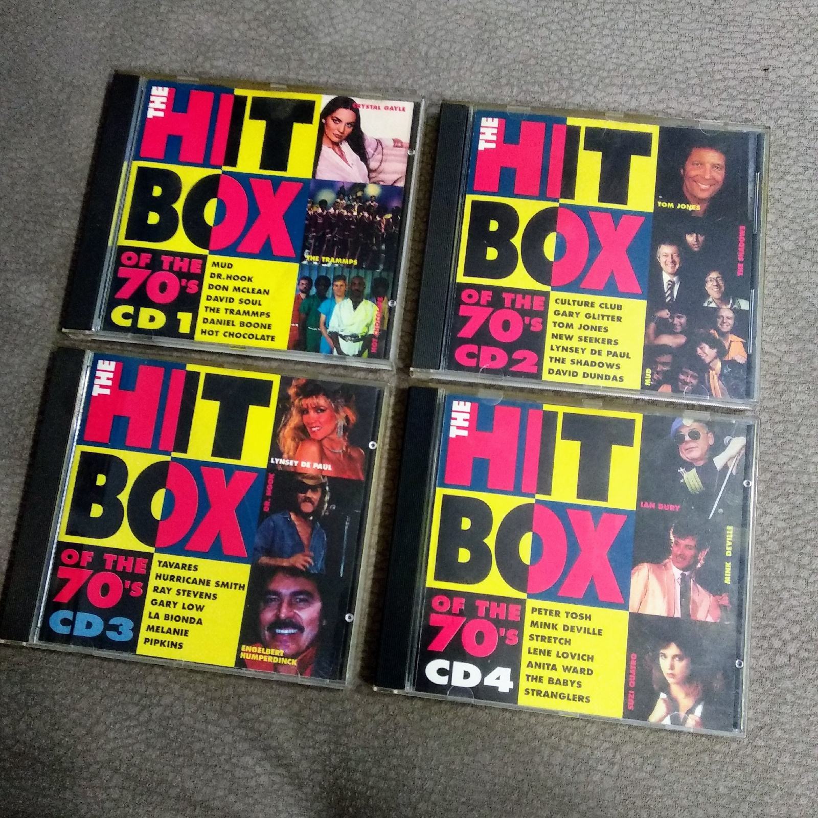 HIT BOX of 70s - 4 x CD -⚡CD - EX⚡