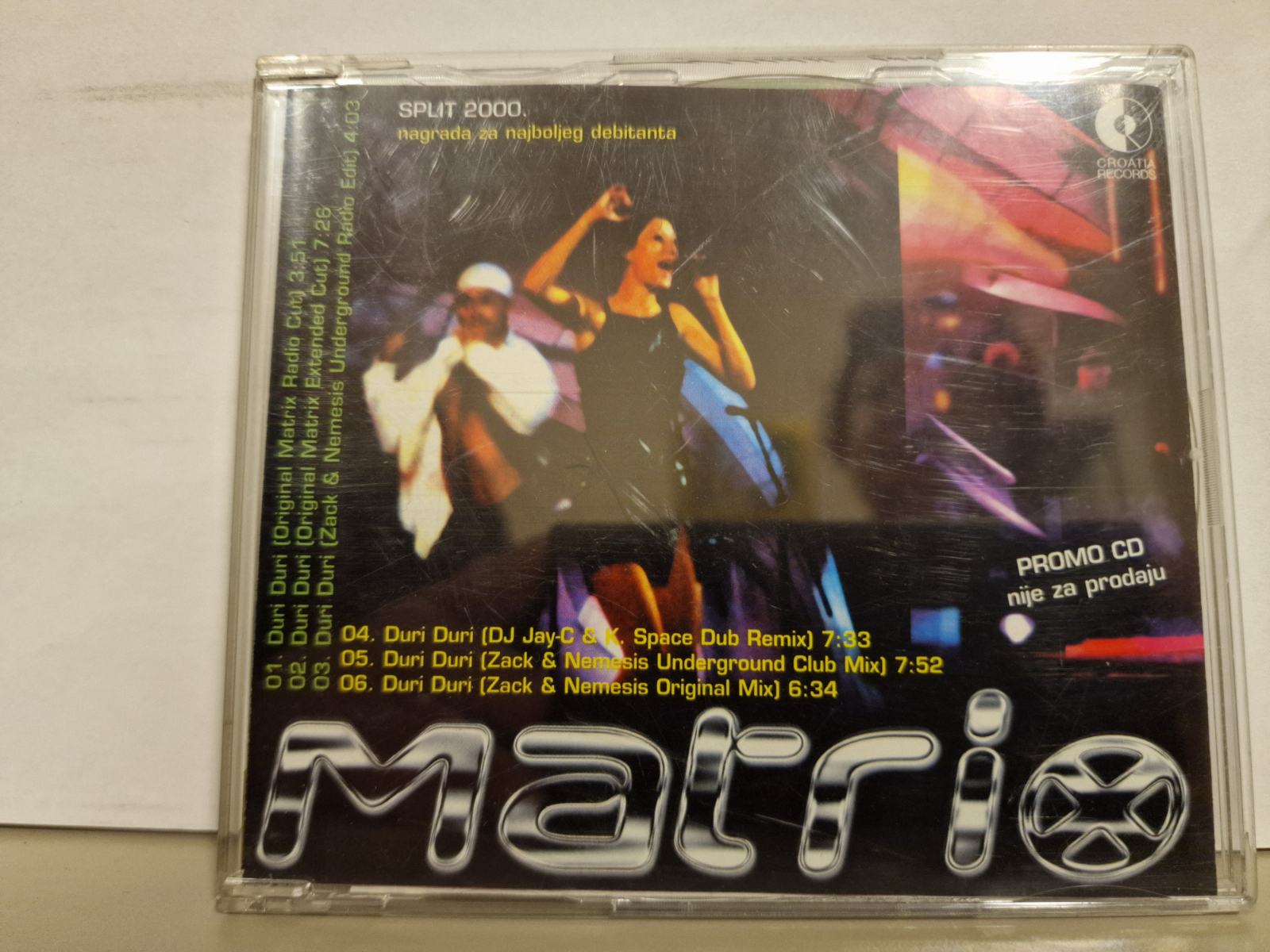 Matrix - Duri Duri (Promo CD-r Maxi Single)