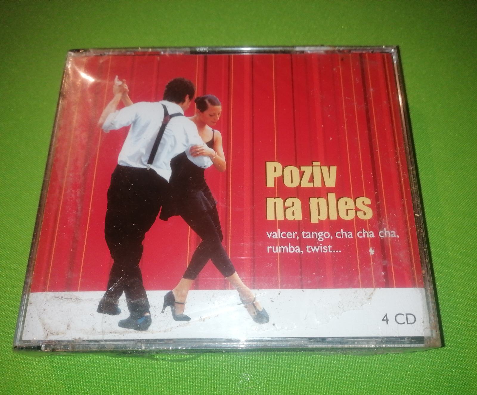Poziv Na Ples : Valcer, Tango, Cha Cha Cha, Rumba, Twist... ( 4 x CD )