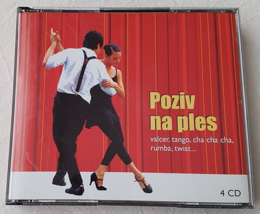 Poziv na ples - valcer, tango, cha cha, rumba, twist... 4CD