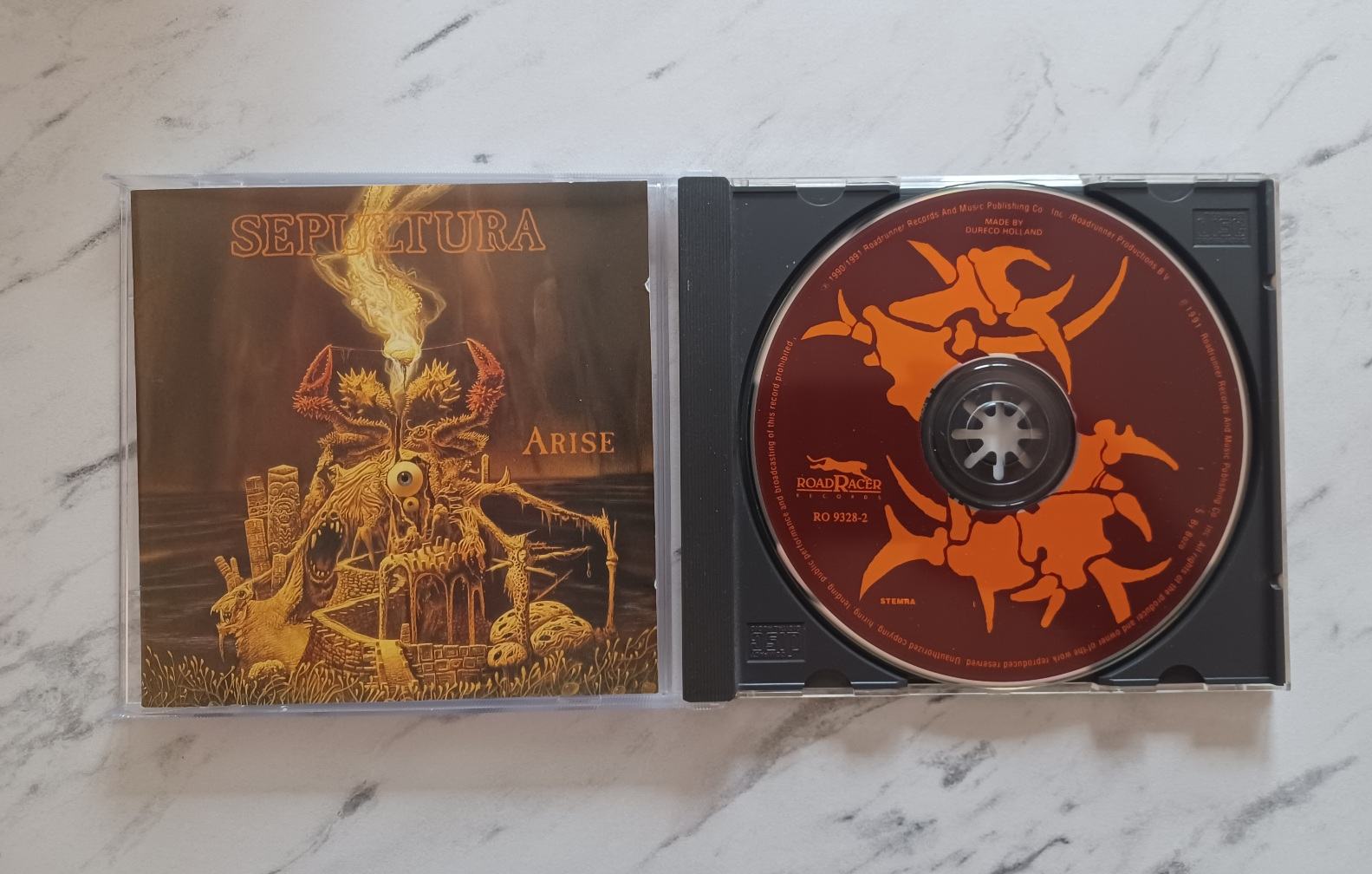 Sepultura - Arise CD, prvo EU izdanje