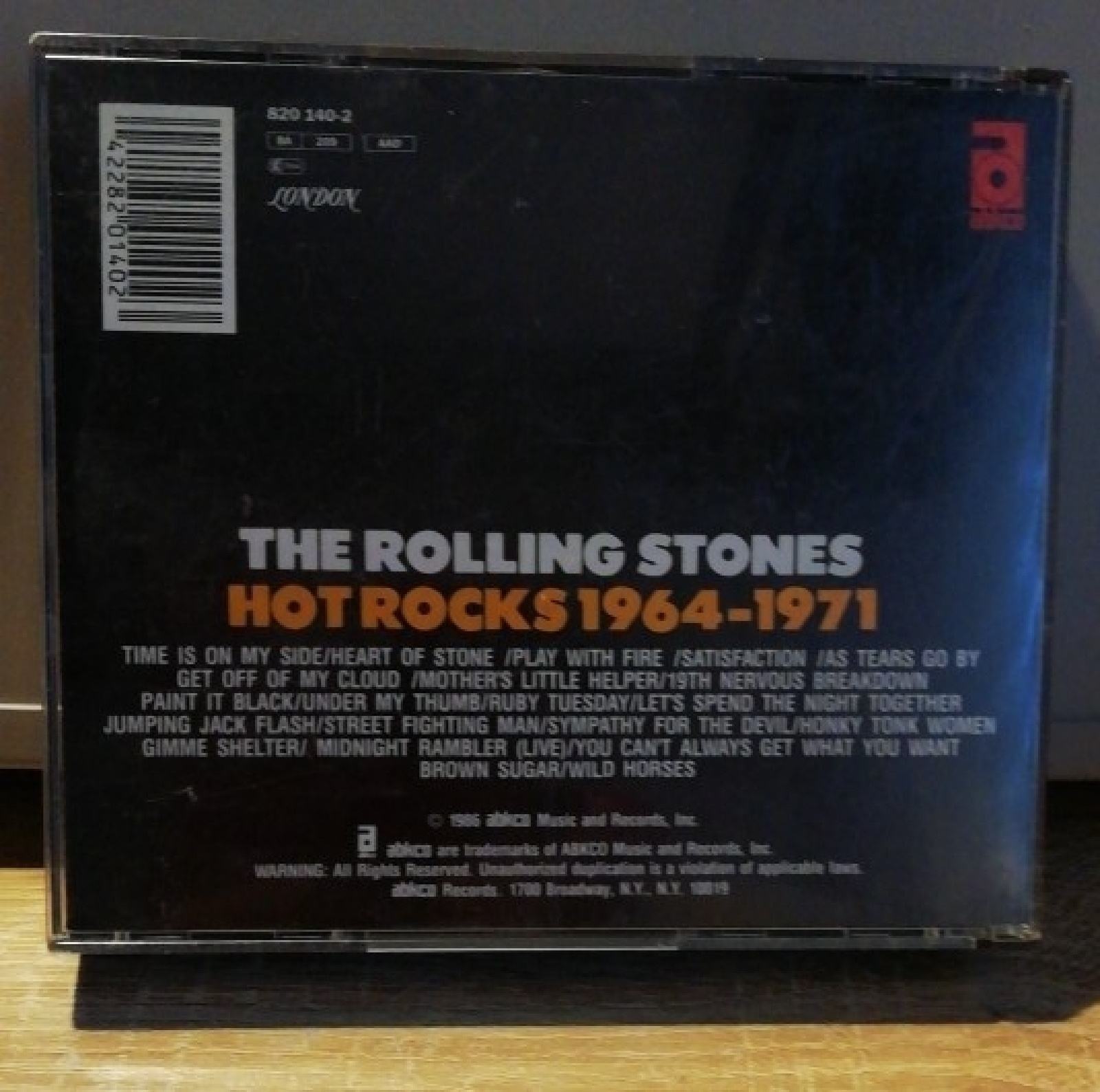 THE ROLLING STONES HOT ROCKS 1964-1971