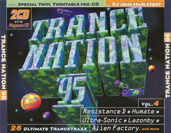 TRANCE NATION 95 2CD plus Megamix CD