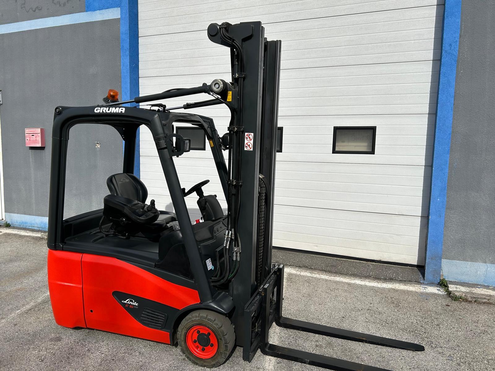 Električni viličar LINDE E16 EVO 2018.g. rabljeno, 14.000,00