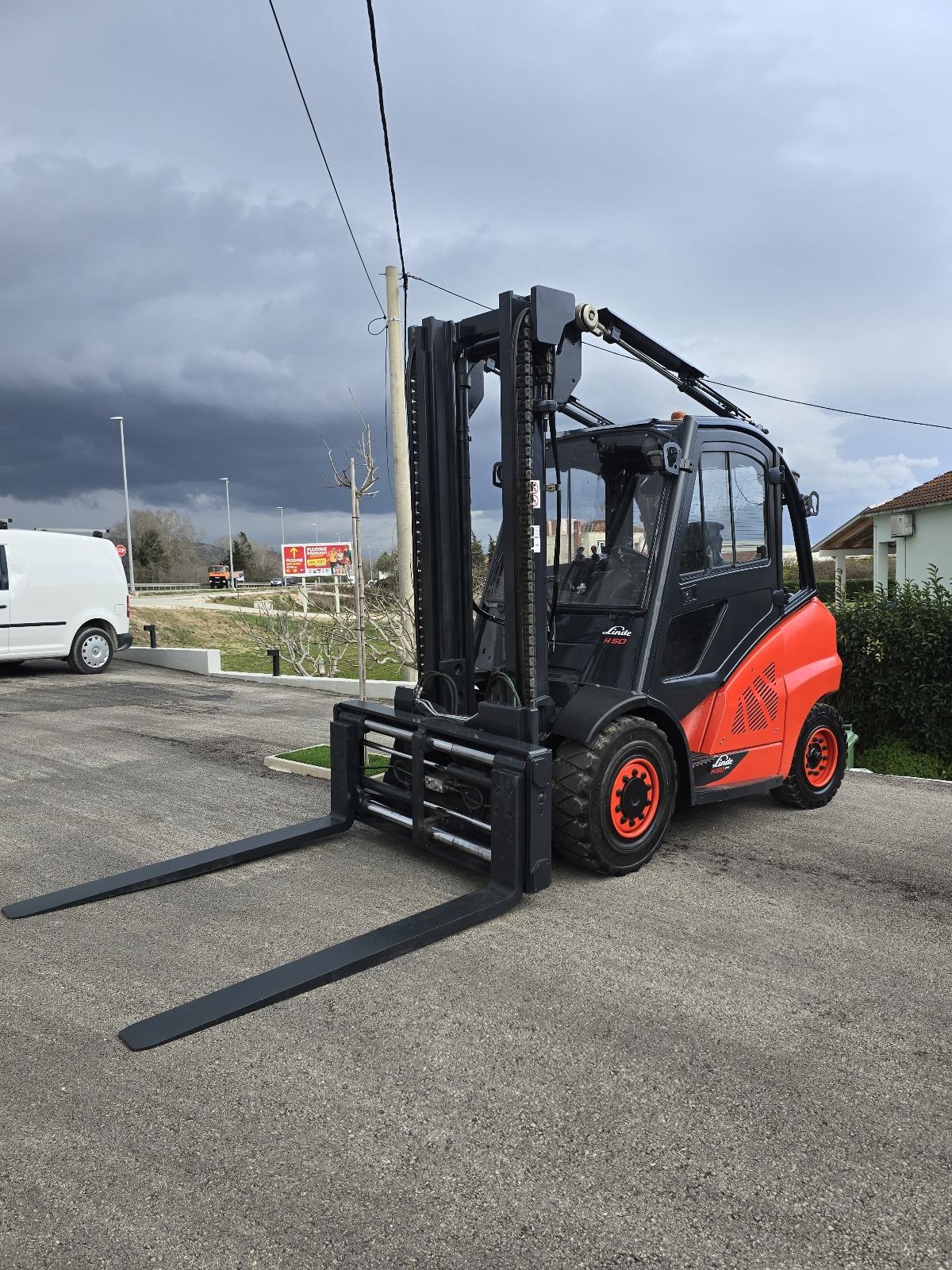 Linde H50D EVO sa Rotatorom i pozicionerom