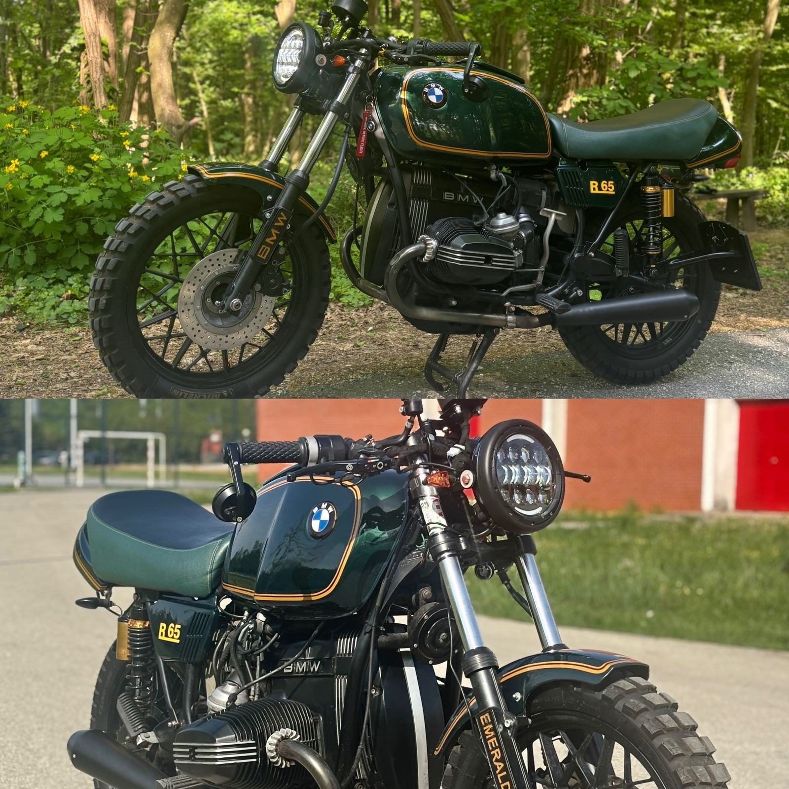 BMW R65 cafe racer, 1981 god.