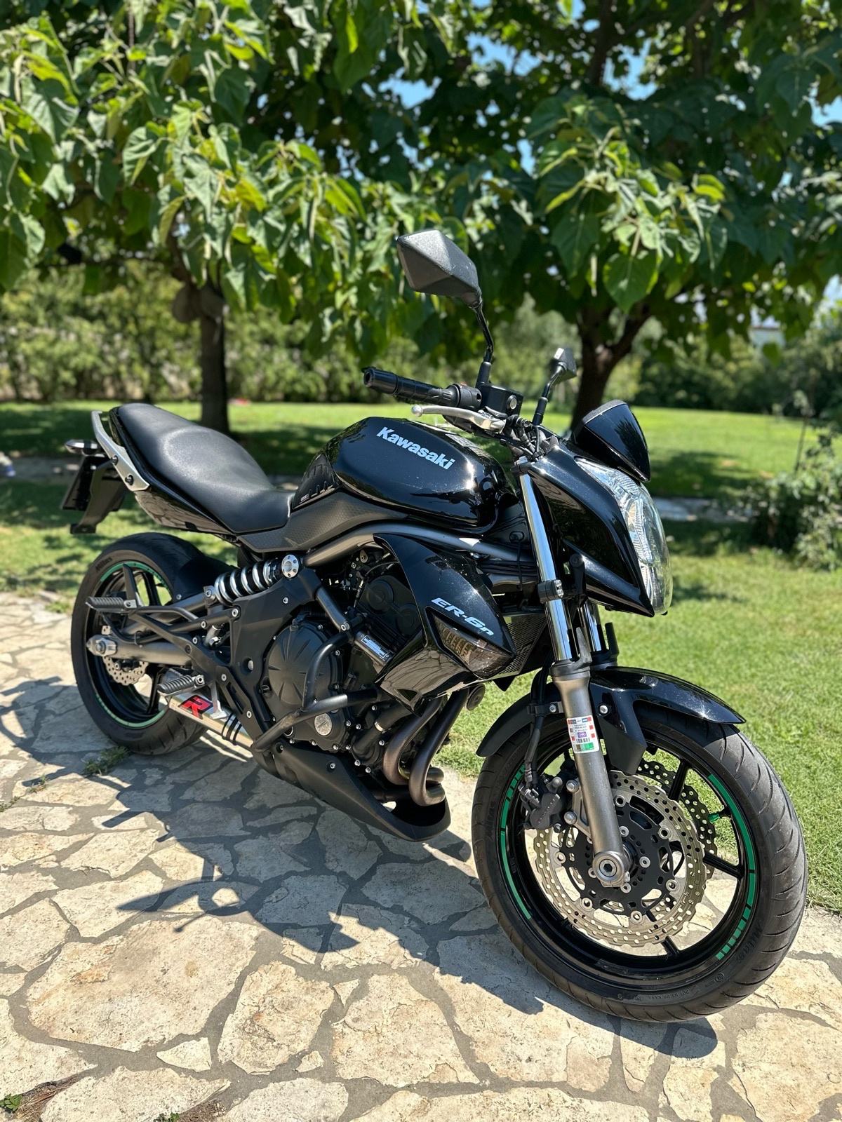 Kawasaki er6 n 599 cm3, 2009 god.
